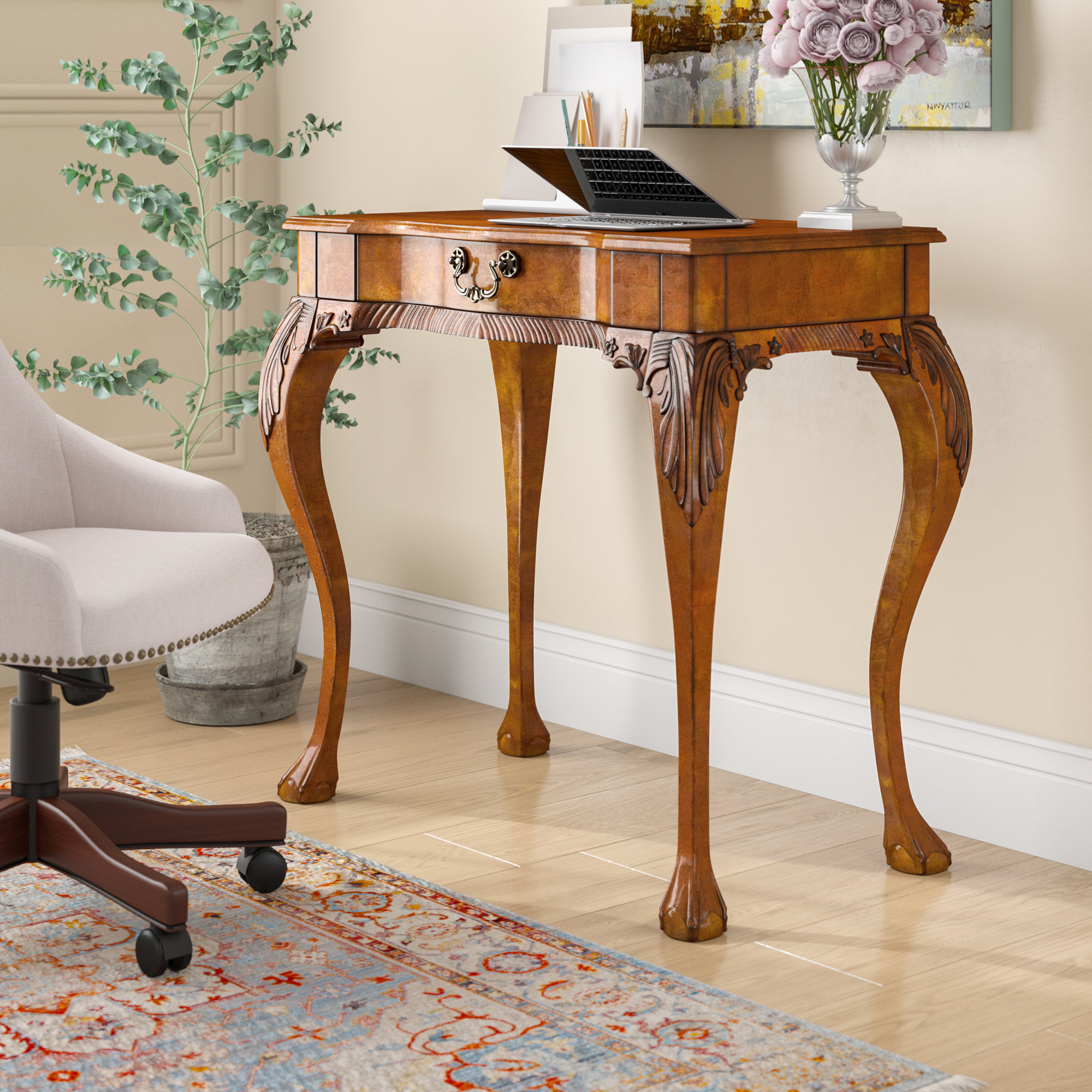 Lark Manor Yuliya Desk & Reviews | Wayfair