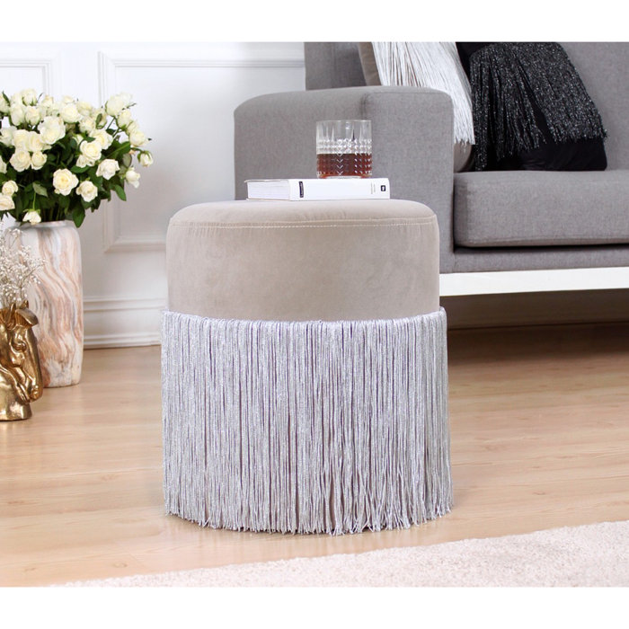 Bless international Upholstered Pouf | Wayfair
