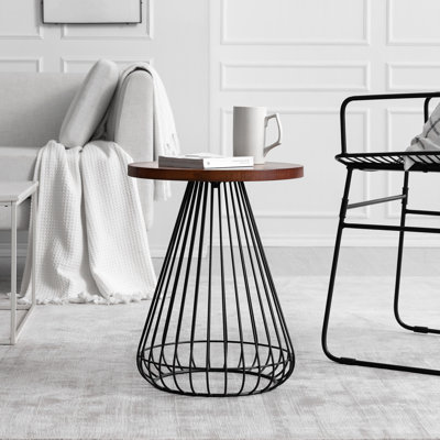 Steelside™ Hanley Solid Wood Frame End Table & Reviews | Wayfair