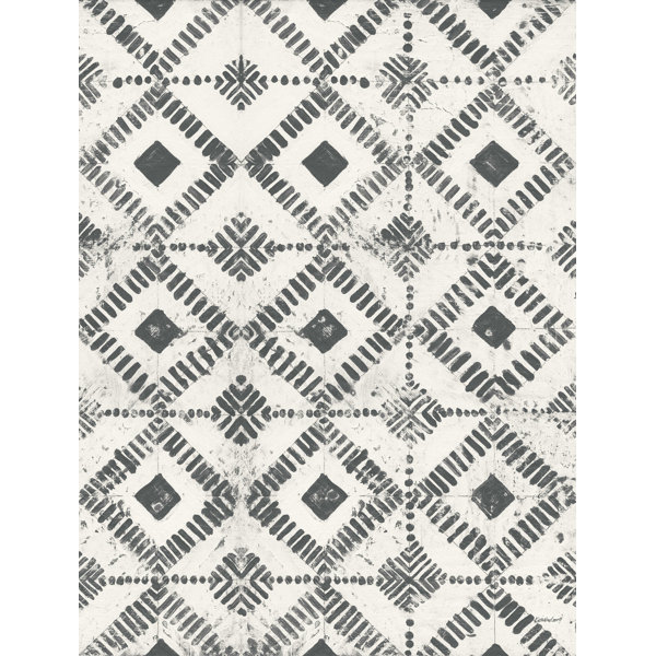 Union Rustic " Maki Tile Panel II Crop III Gray " | Wayfair