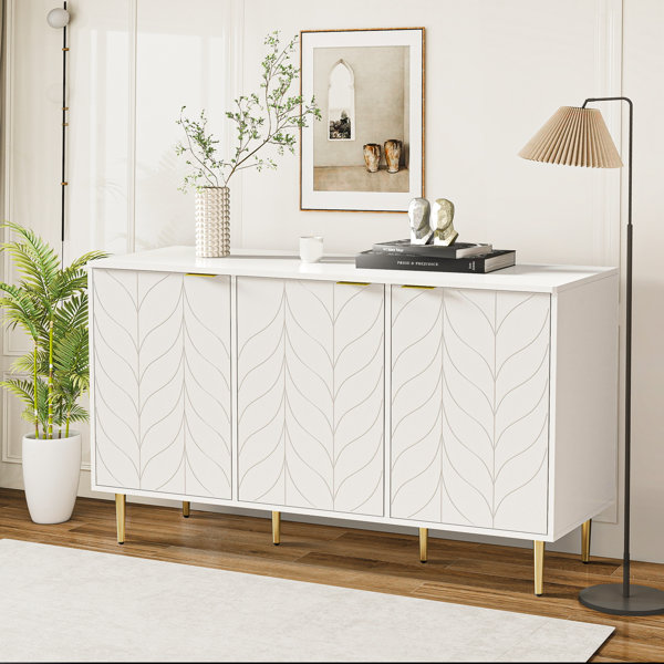 Canora Grey Billison Modern Dining Room Cabinet With 2 Layers 6 ...