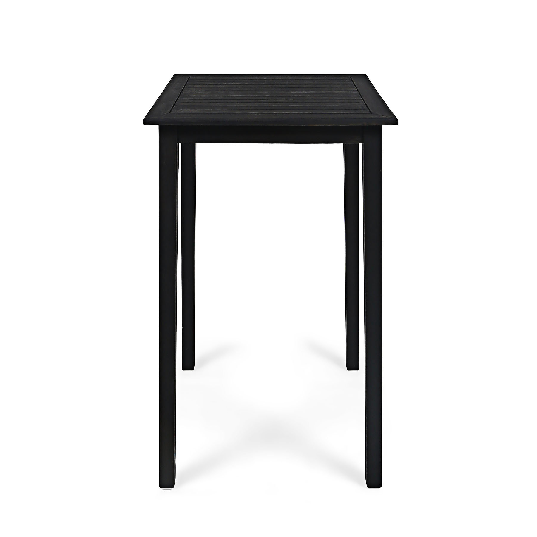 George Oliver Outdoor Minimalist Wood Square Bar Table | Wayfair