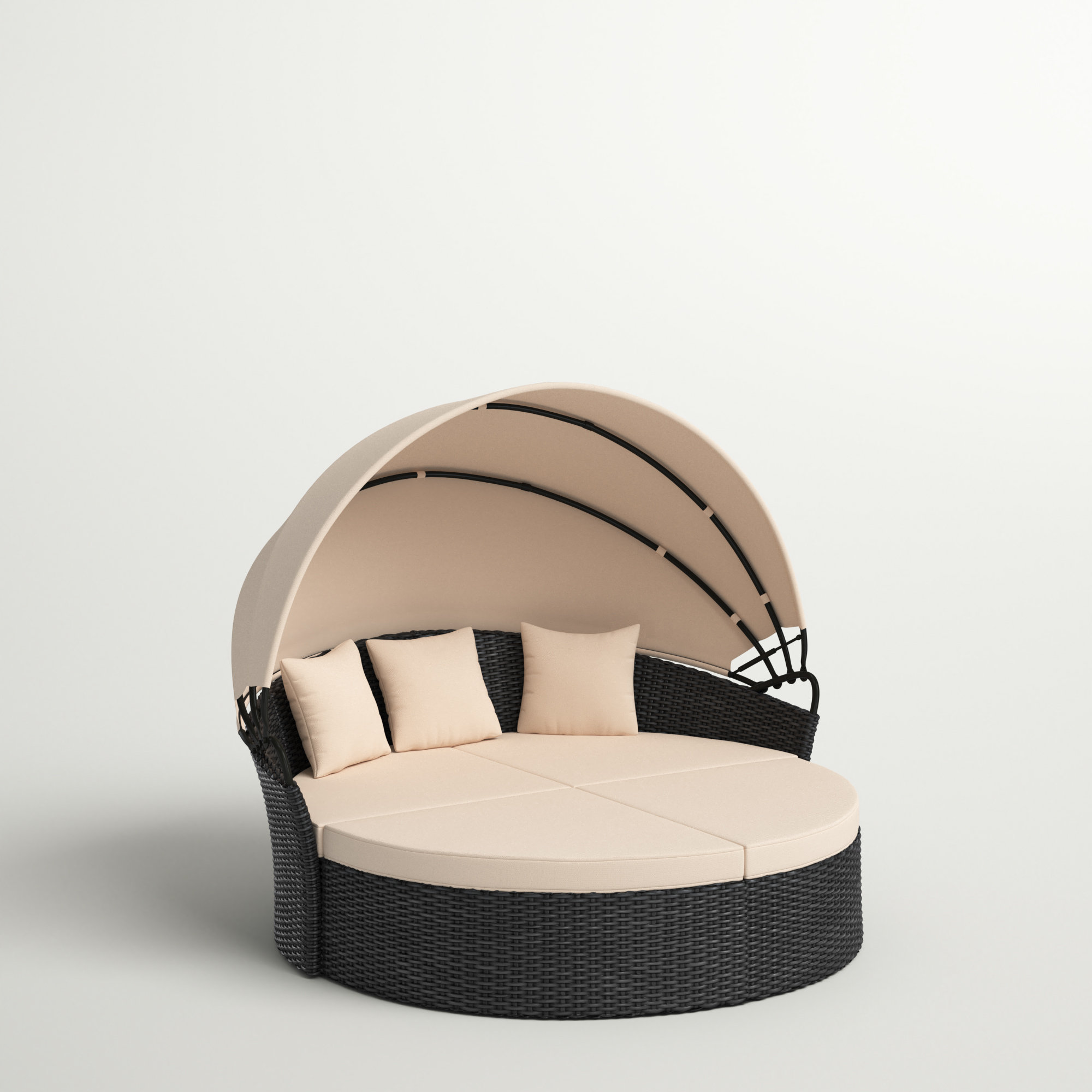 Sol 72 Outdoor™ Thornton Furniture Patio Daybed with Cushions & Reviews ...