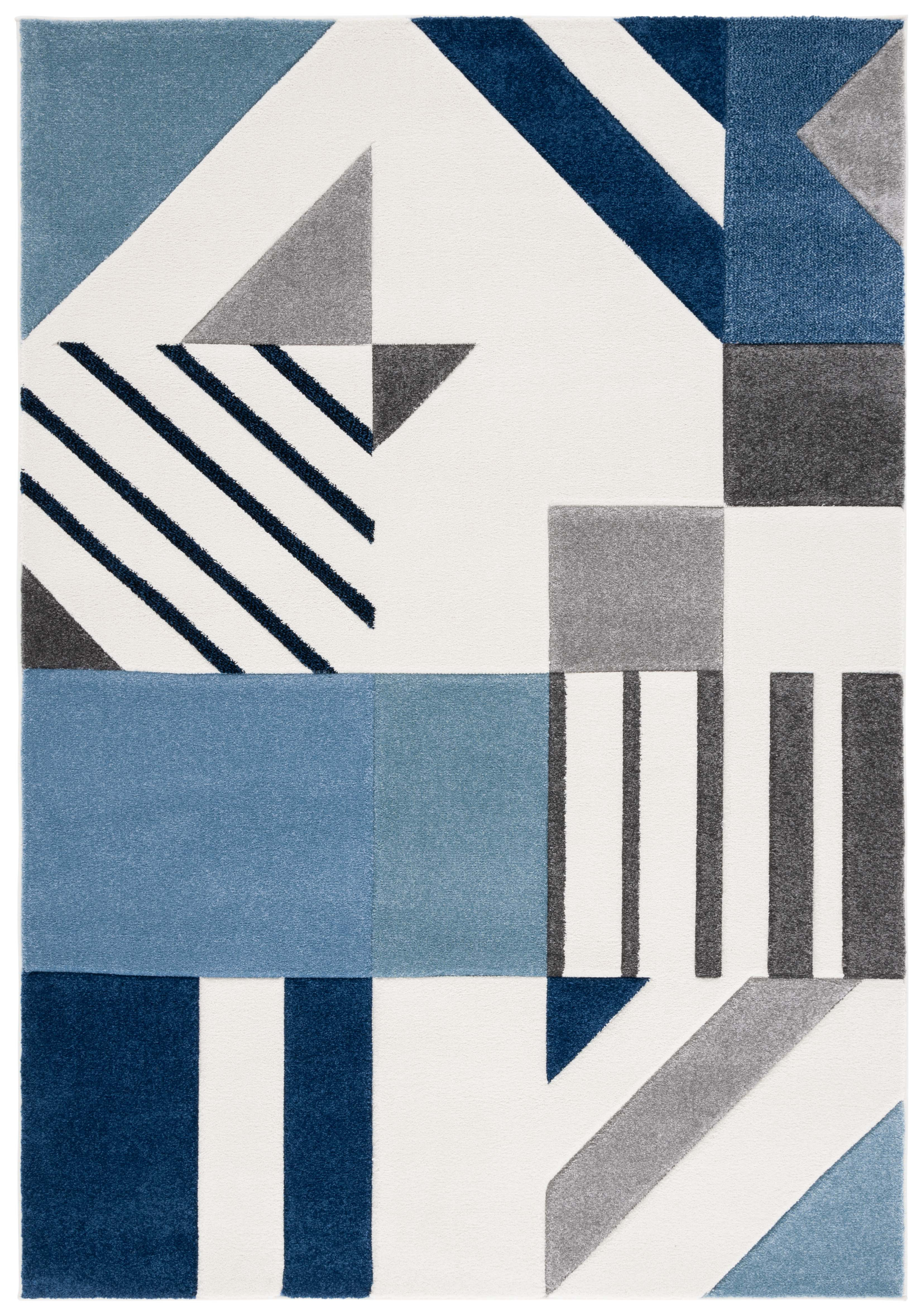 Wrought Studio™ Jeromie Performance Geometric Rug | Wayfair