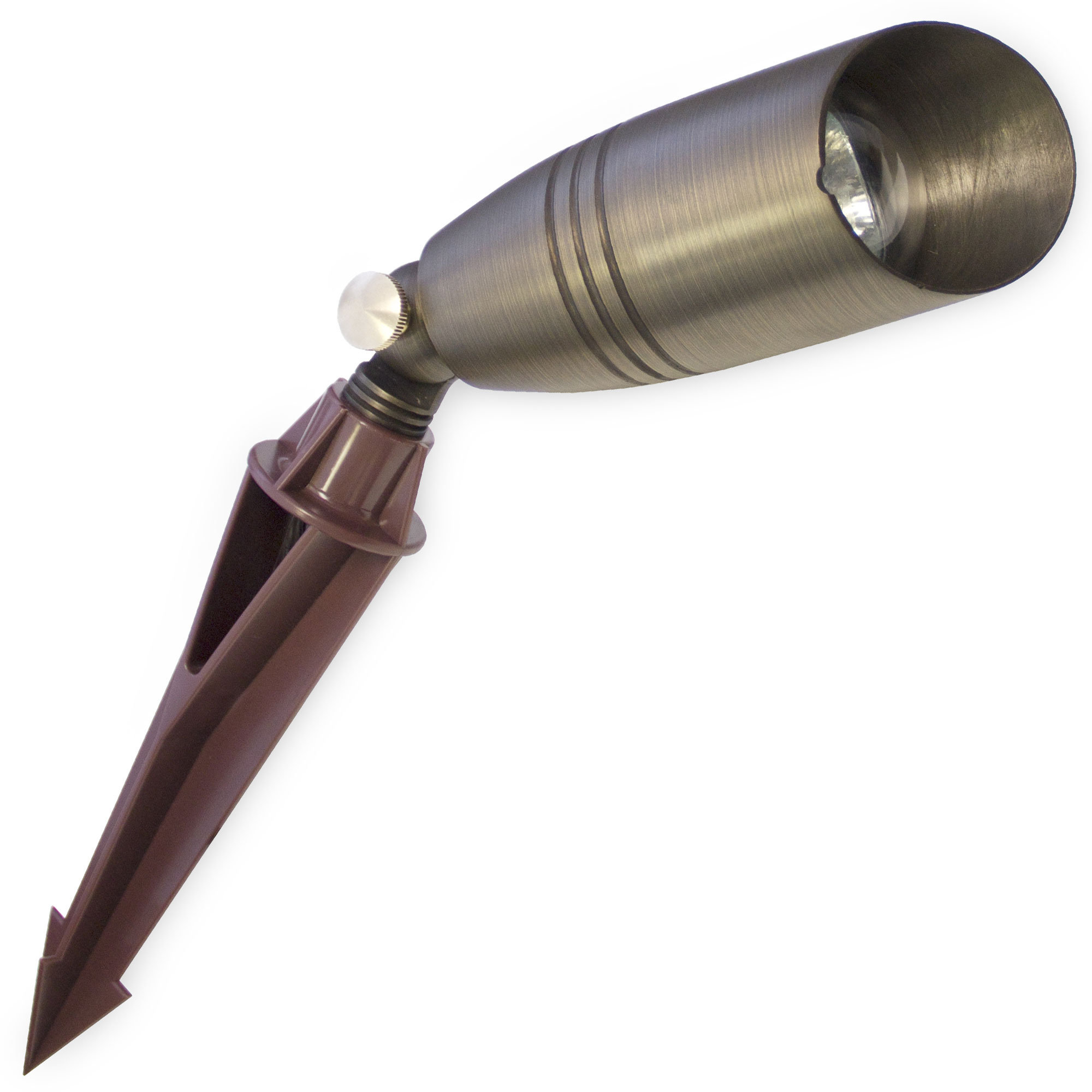 Light to Form Brass Low Voltage Led Hardwired Spotlight With 2700k Led ...