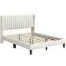 Latitude Run® Aarti Upholstered Bed Frame with Wing Side & Reviews ...