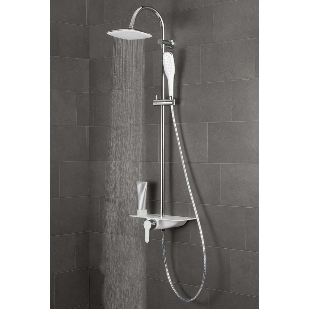 Belfry Bathroom Schütte Overhead Shower Set with Single Lever Mixer and ...