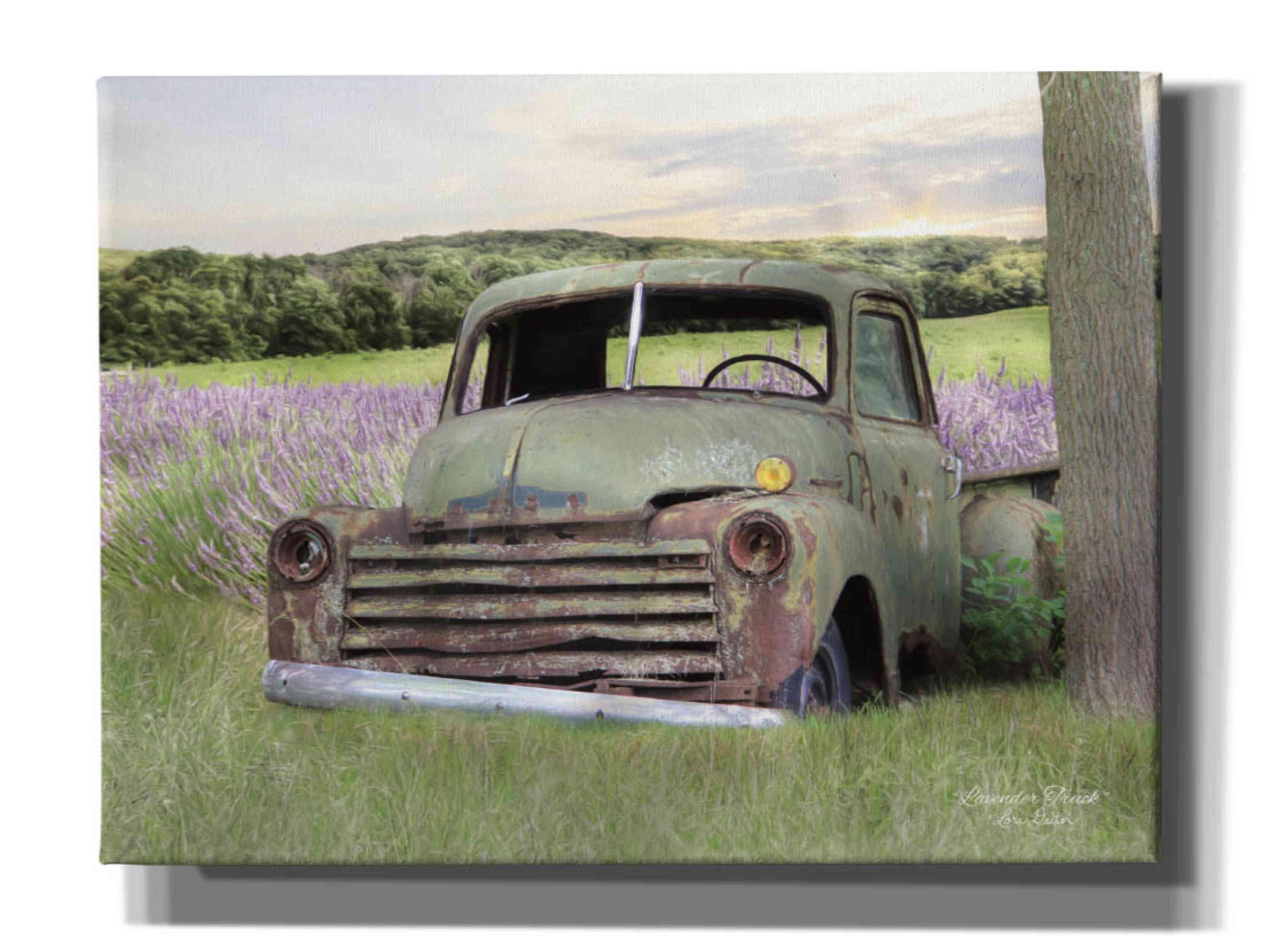 Ophelia & Co. ''Lavender Truck'' By Lori Deiter | Wayfair