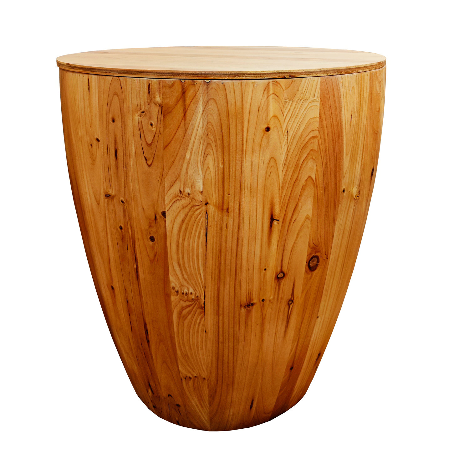 Loon Peak® Vintage Style Bucket Shaped Coffee Table, Small Coffee Table ...