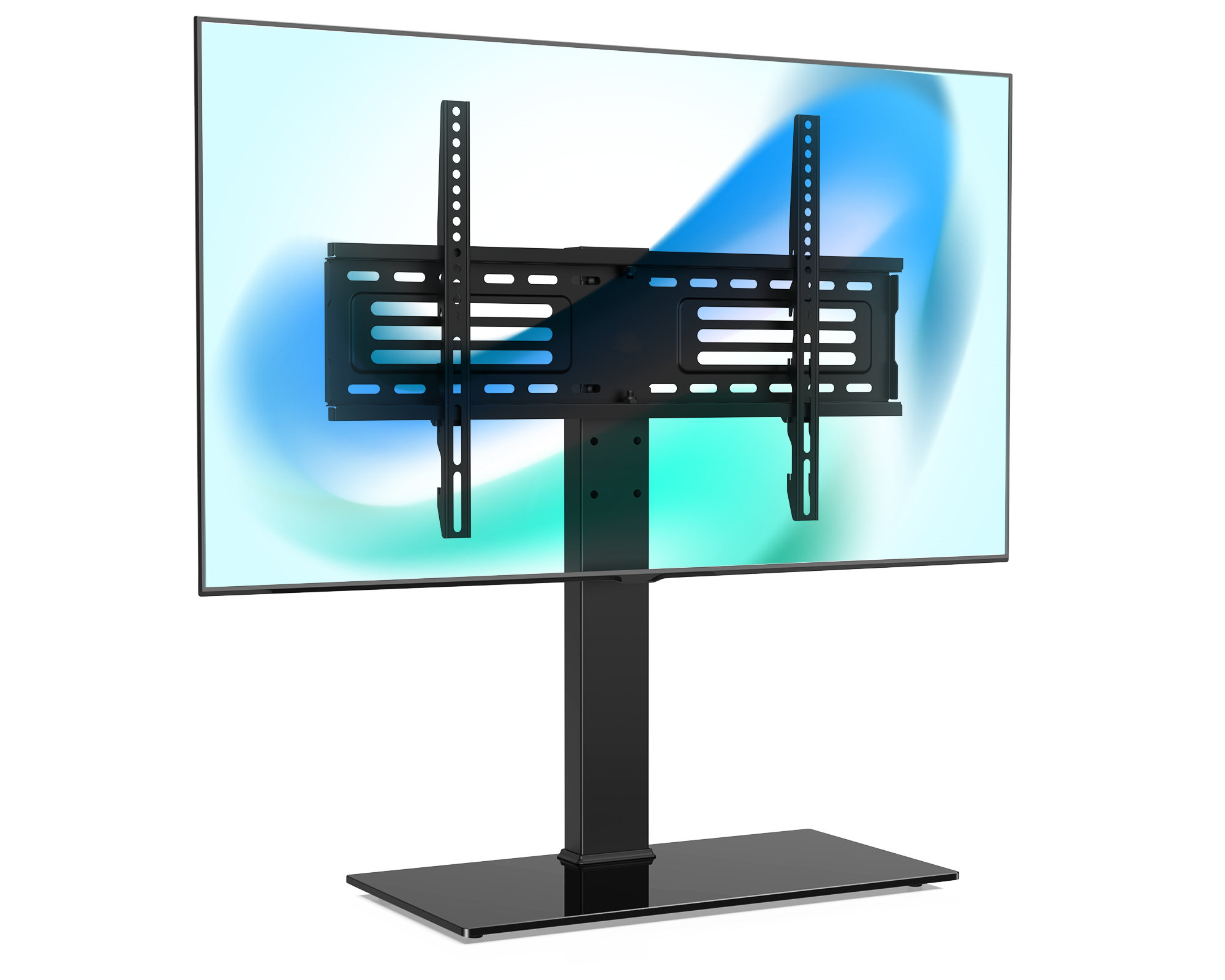 Symple Stuff Hemington Symple Stuff Black Floor Stand Mount for Greater ...