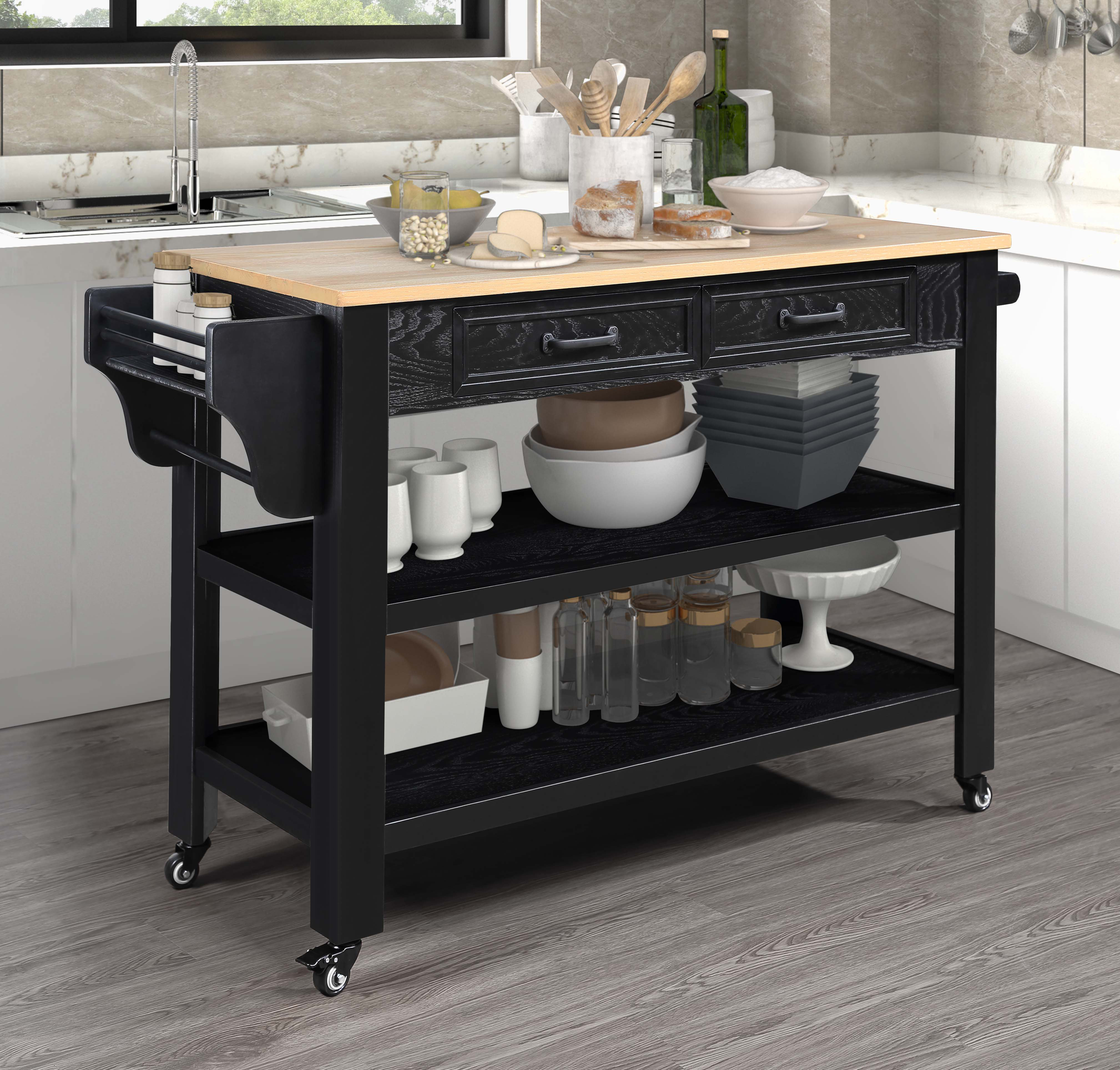 August Grove® Kitchen Island | Wayfair
