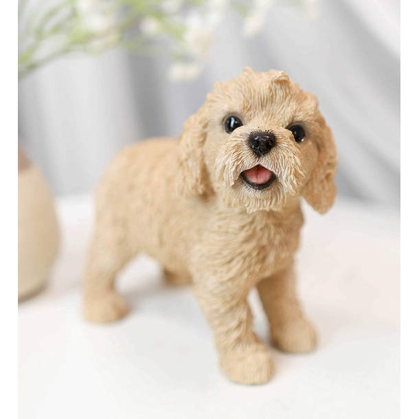 Hi-Line Gift Ltd. Sitting Cockapoo Puppy Statue & Reviews | Wayfair