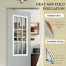 CHIC MODE 9 Lite, Universal, Clear Glass, White Primed Wood Front Door ...