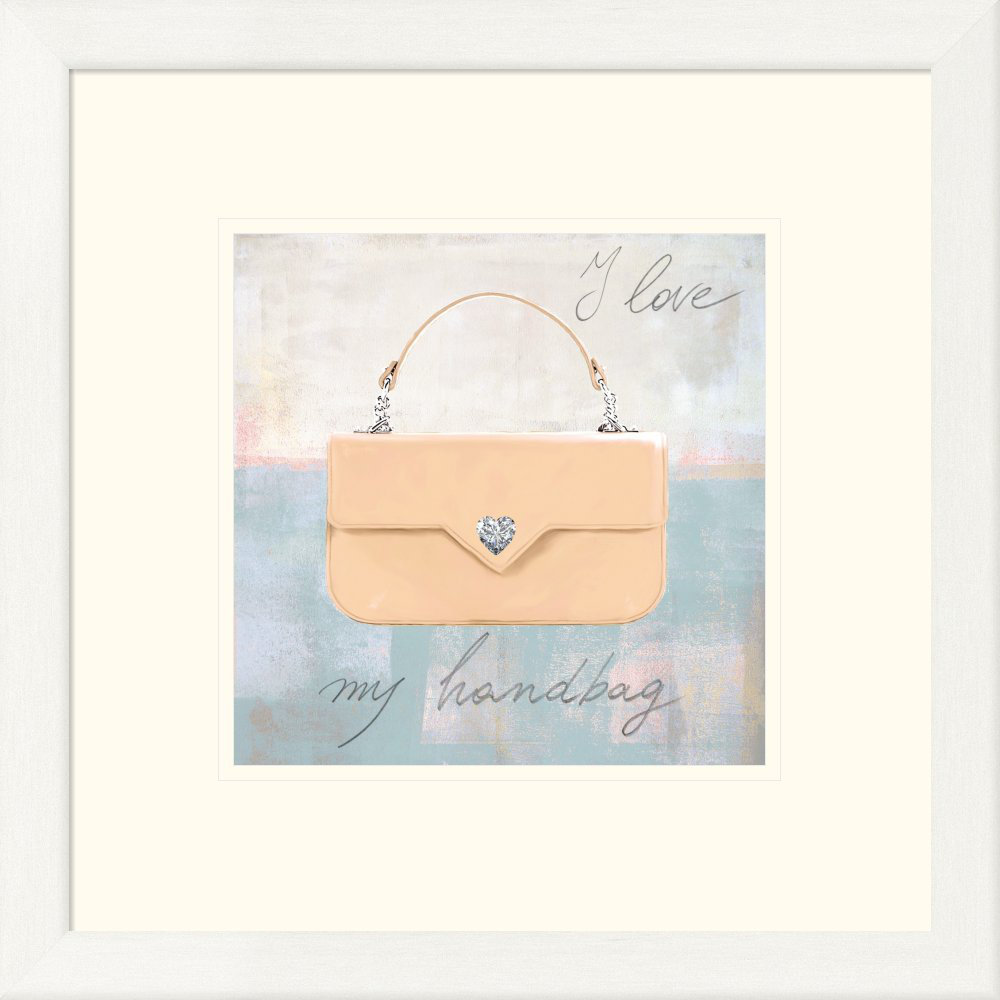East Urban Home 'I Love My Handbag' Oil Painting Print | Wayfair