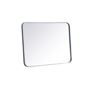 Rectangle Silver Wall Mirrors You'll Love | Wayfair