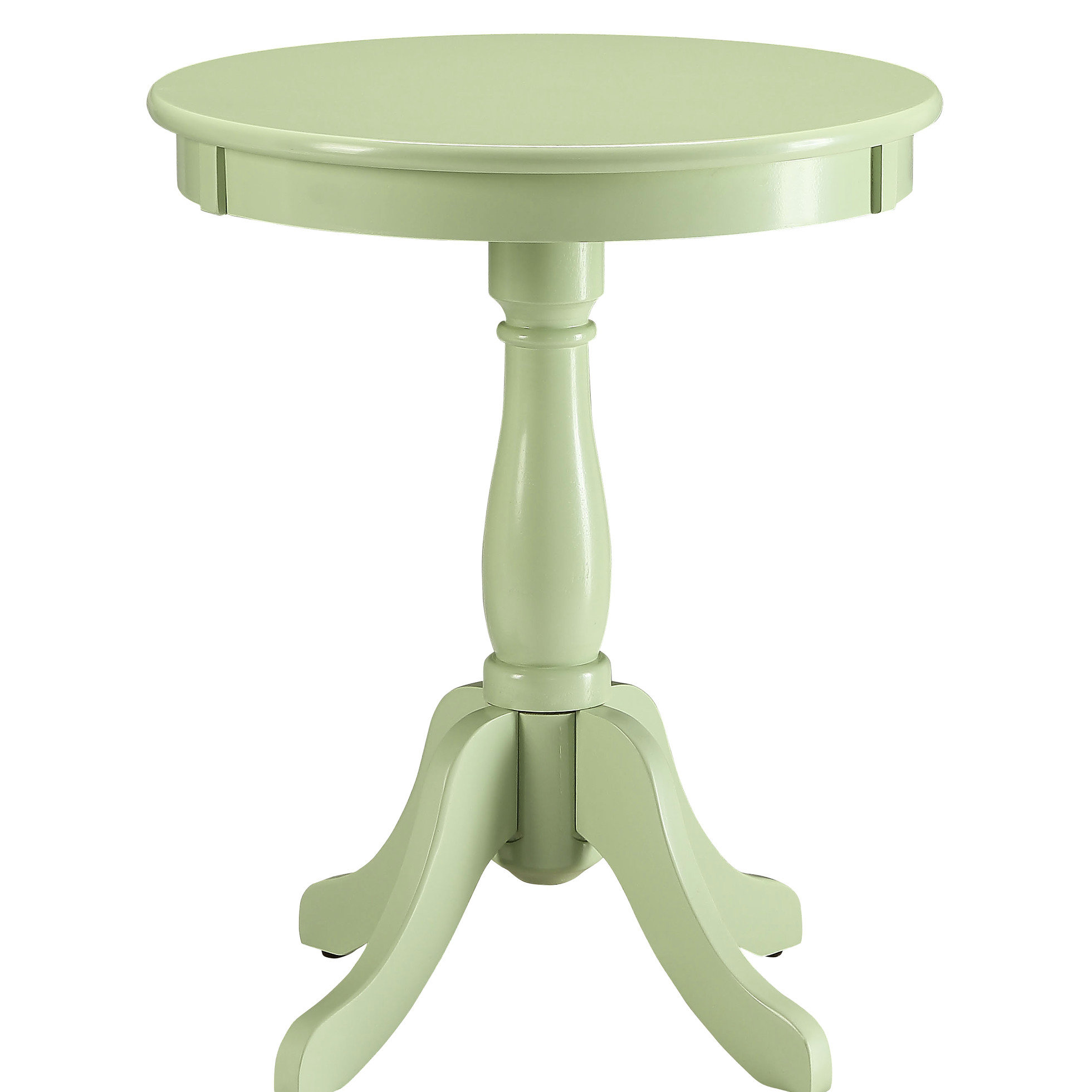 Latitude Run® Warm And Cozy Side Table - With Stable Wooden Pedestal ...
