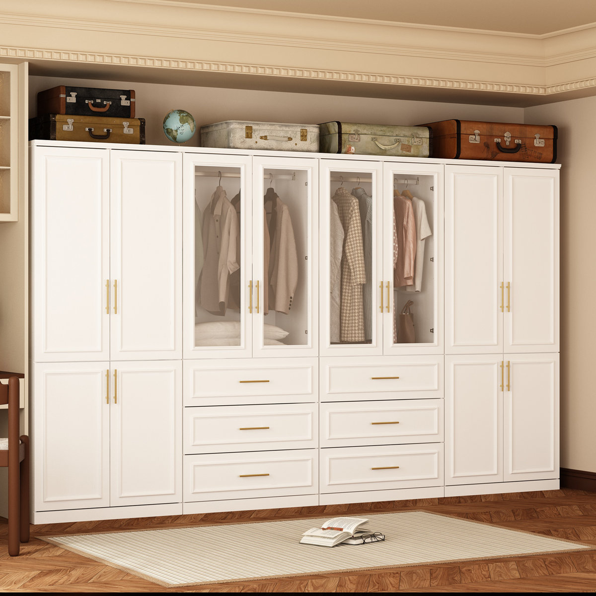 Latitude Run® Hayde Manufactured Wood Armoire & Reviews | Wayfair
