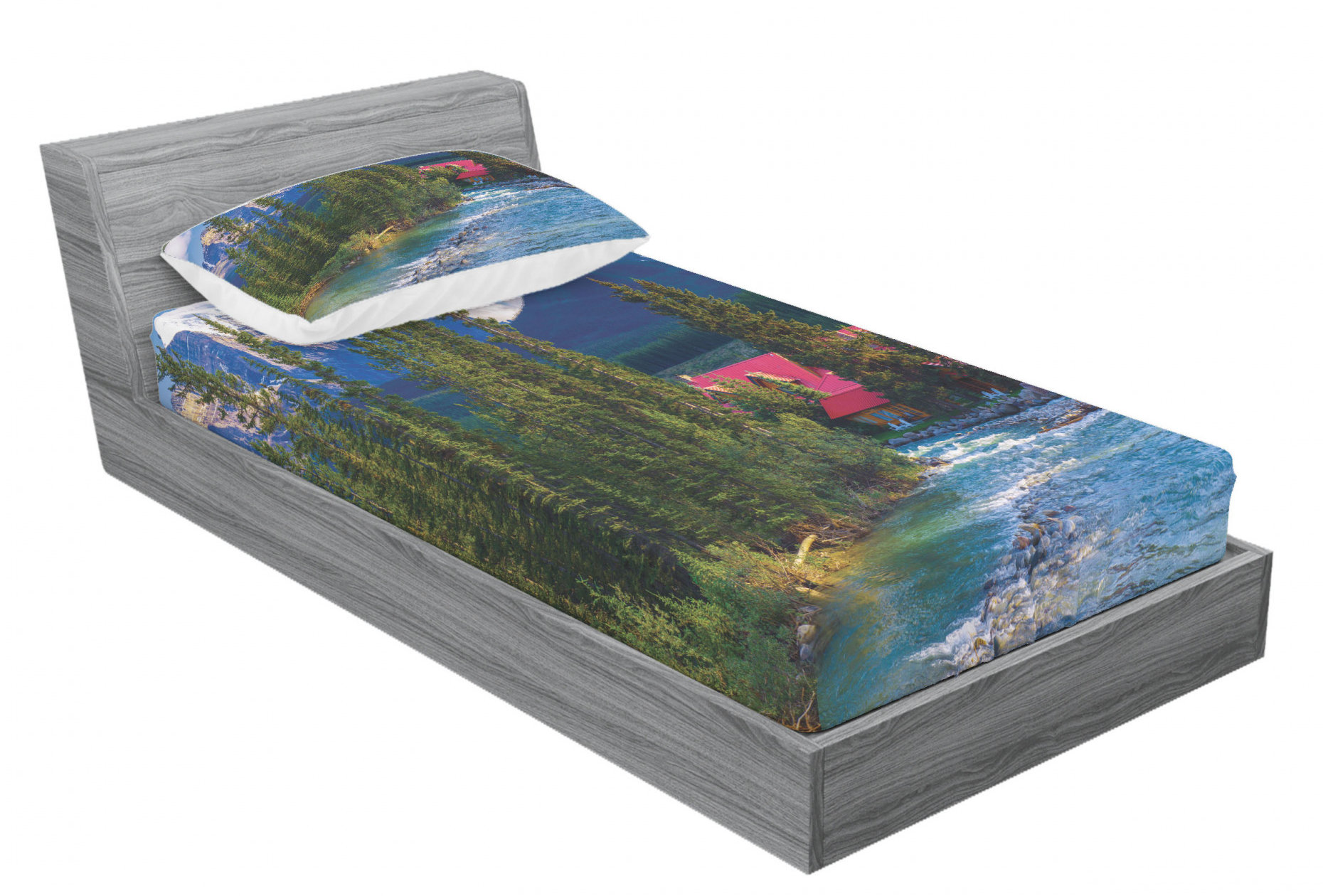 Ambesonne Nature Sheet Set | Wayfair