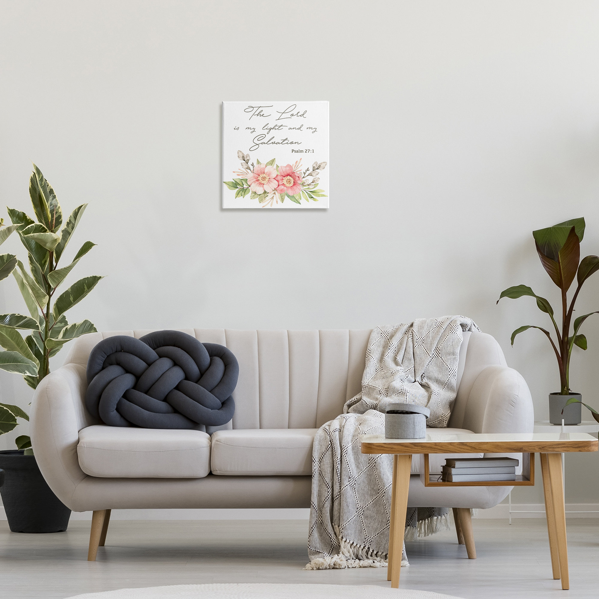 Ophelia & Co. Lord Is My Light & Salvation Canvas Wall Art, design by ...