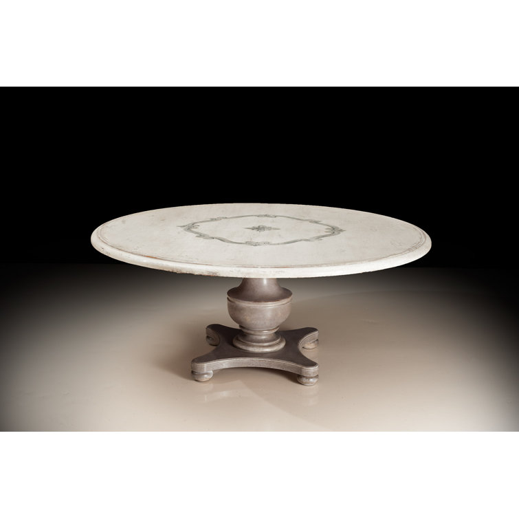 David Michael Round Solid Wood Dining Table | Wayfair