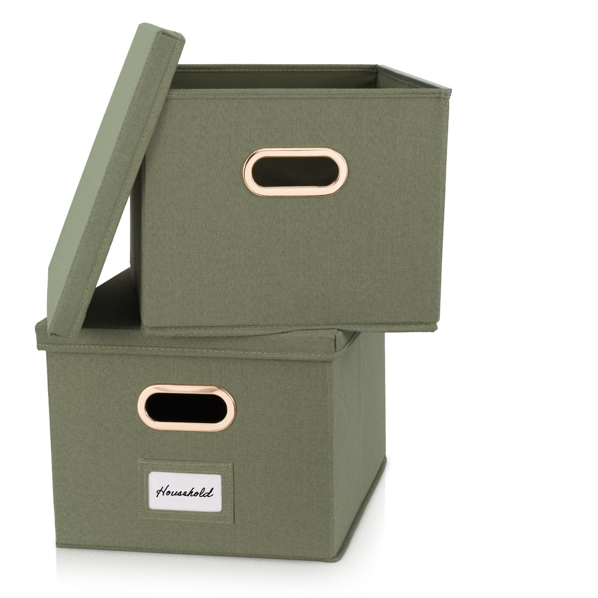 APPENIN WINTER PARK CORP Decorative File Organizer Box Set Of 2 ...