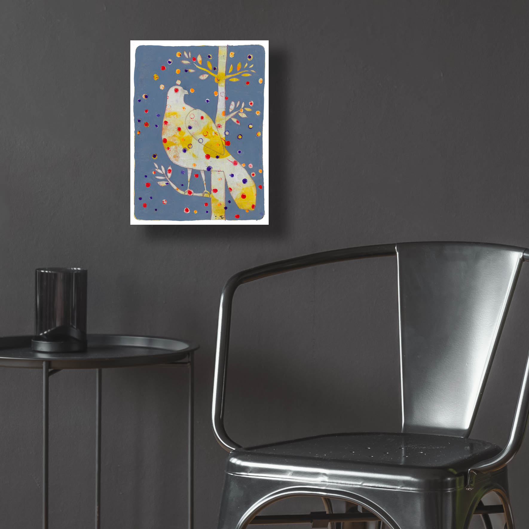 Dakota Fields 'Dotted Bird' by Maria Pietri, Acrylic Glass Wal Art ...