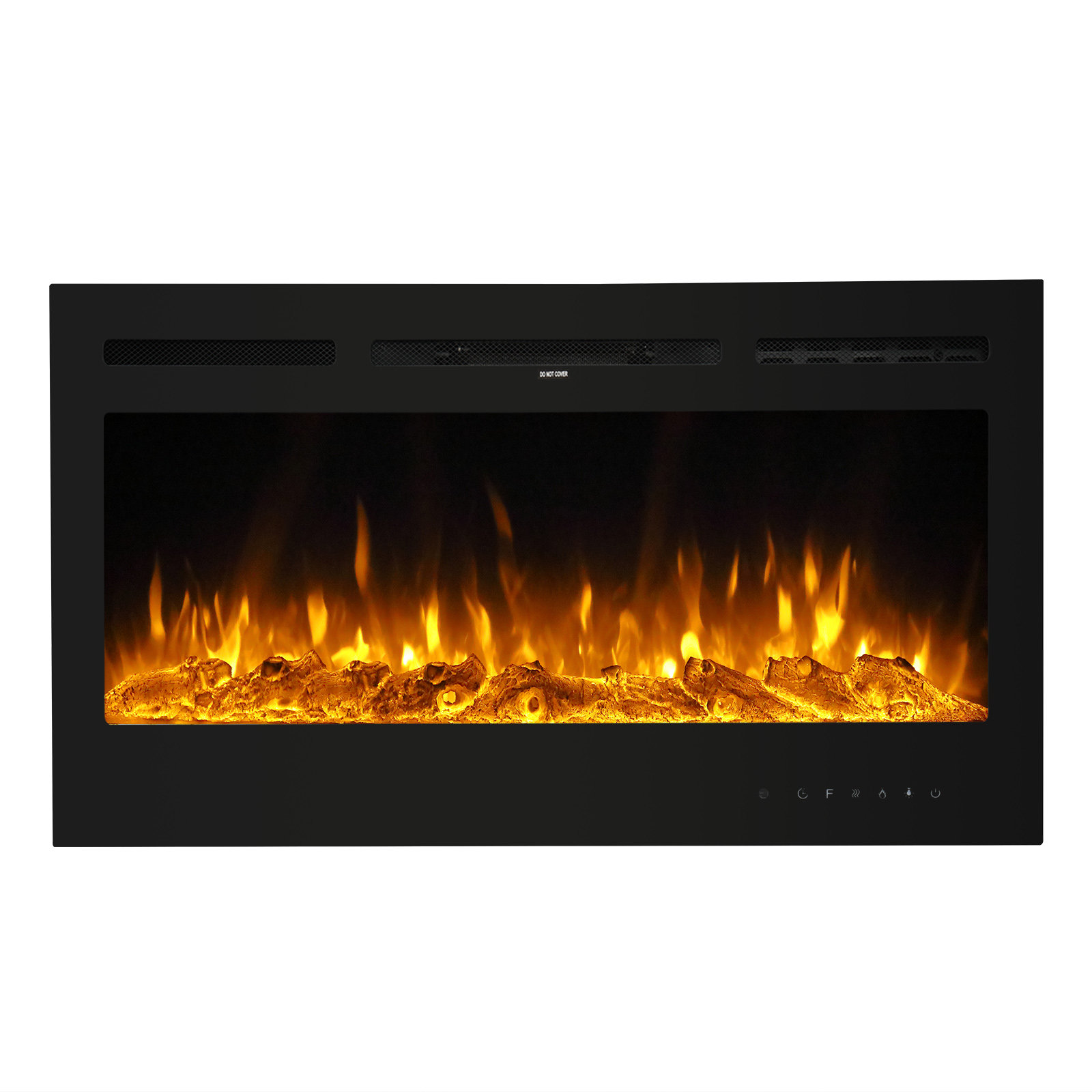 Symple Stuff 1500W Wall-Mounted/Insert/Freestanding Electric Fireplace ...
