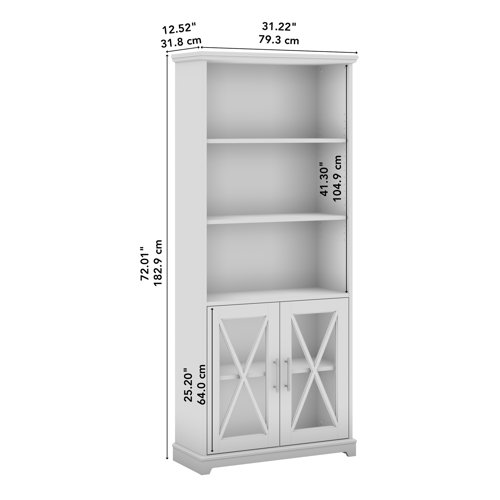 Laurel Foundry Modern Farmhouse Kistner Storage Bookcase | Wayfair