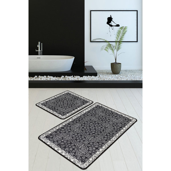 East Urban Home 2 Piece Bath Rug Set | Wayfair