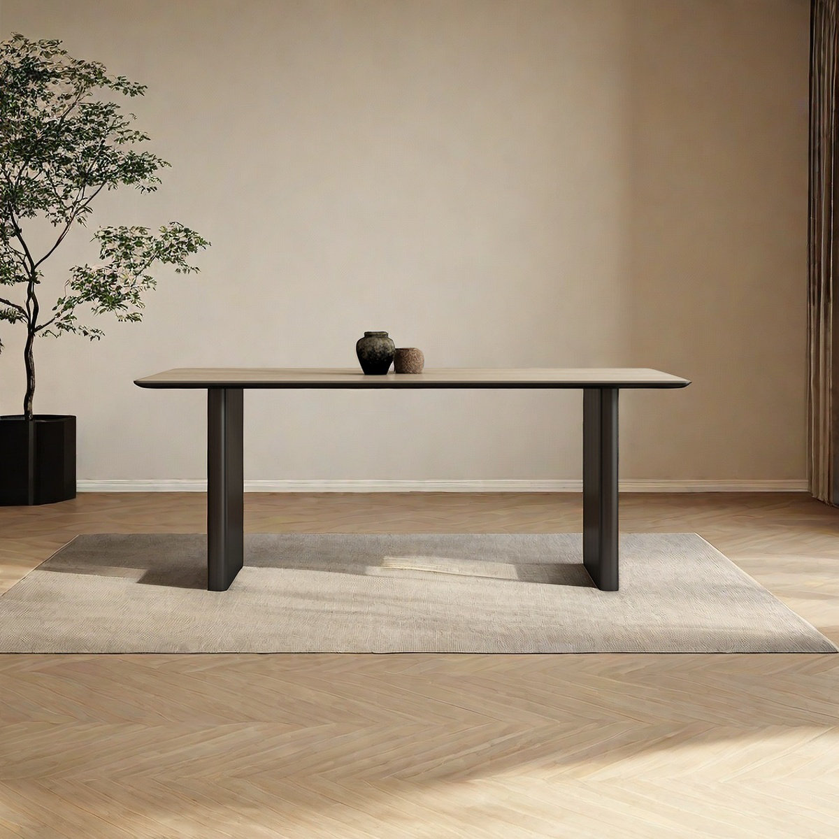 Beicang Home Modern Italian Rock Board Dining Table | Wayfair