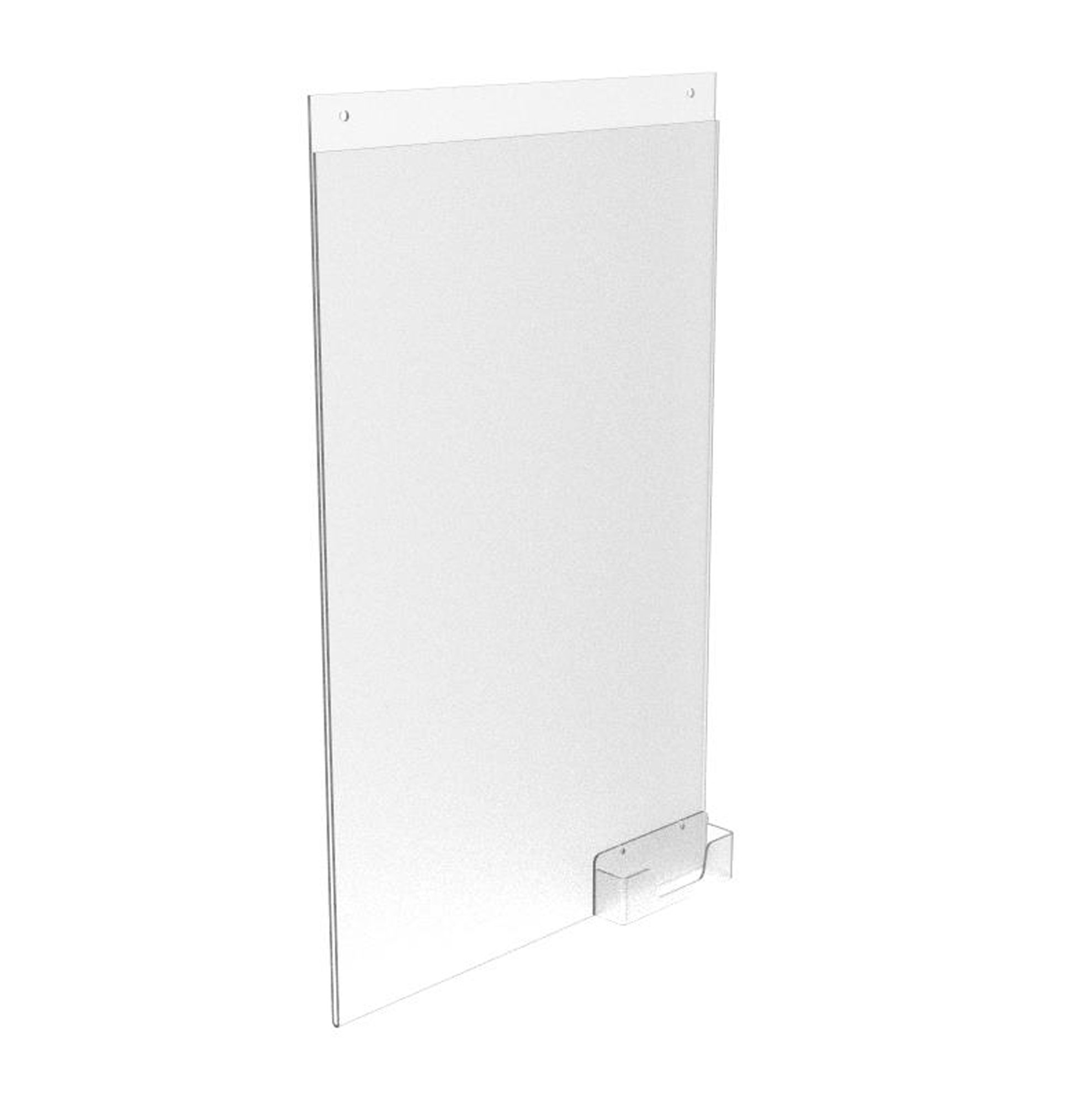 FixtureDisplays 1 PACK 11X17" Wall Mount Sign Holder - Wayfair Canada