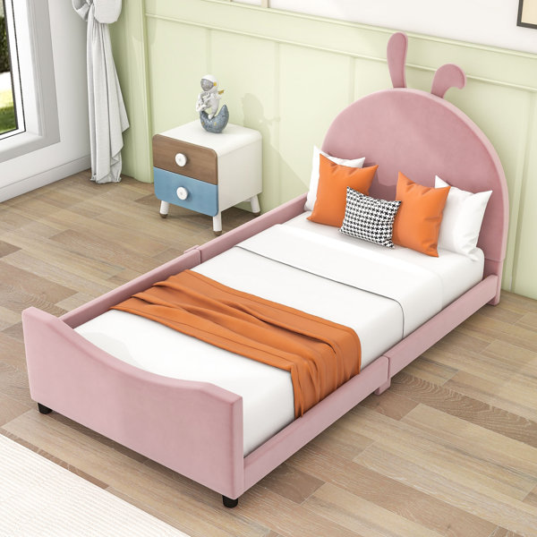 Zoomie Kids Almitra Upholstered Sleigh Bed | Wayfair
