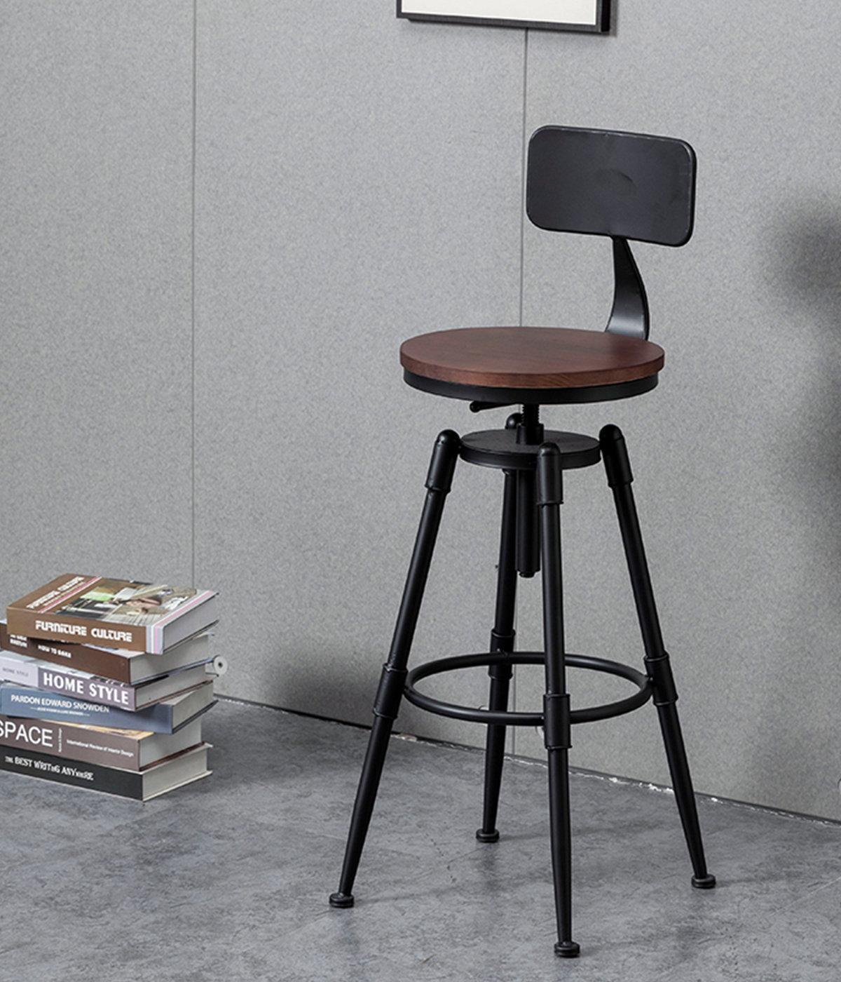 Williston Forge American-Style Retro Bar Stools With Adjustable And ...