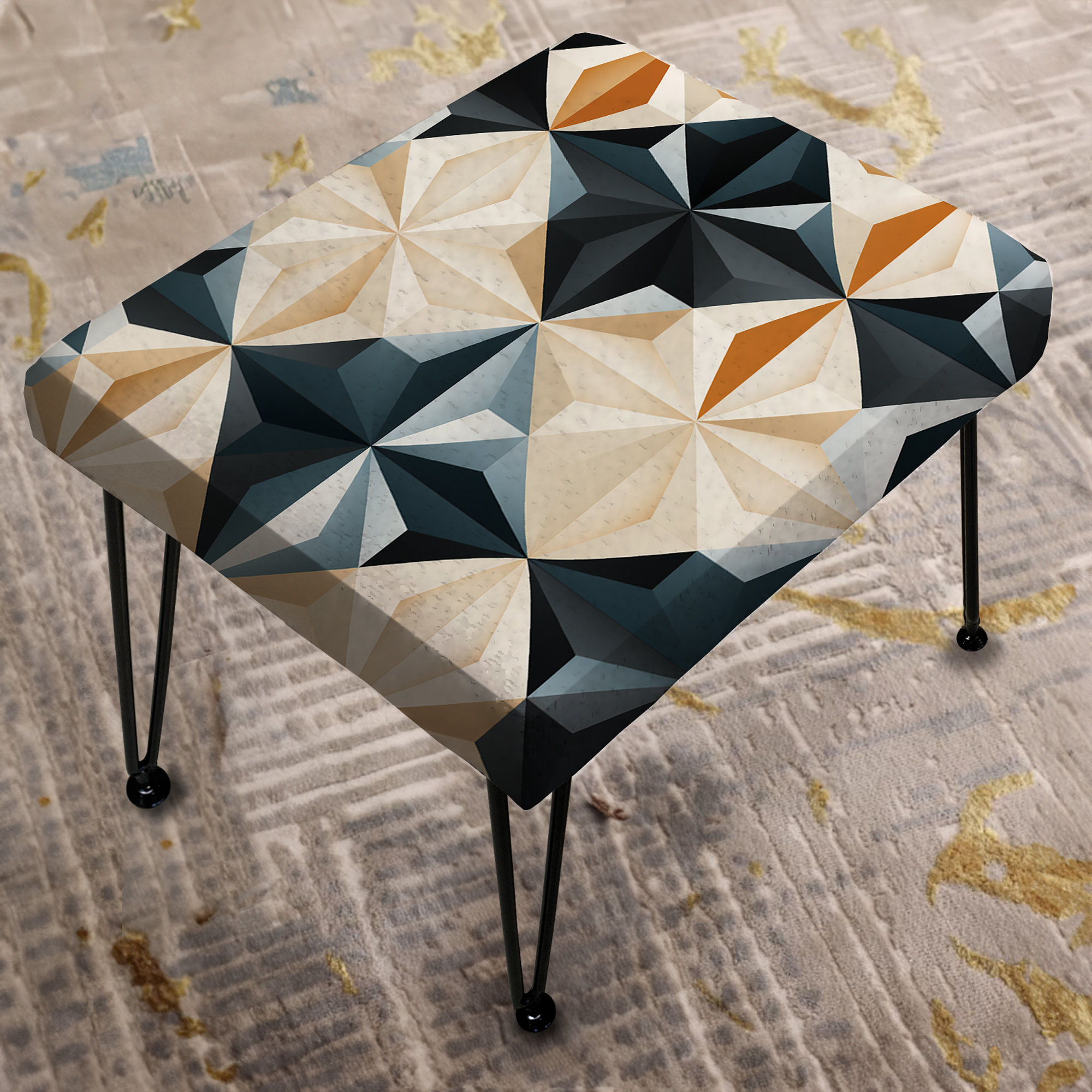 Design Art White Minimalist Symmetry Geometric Mirage - Geometric ...
