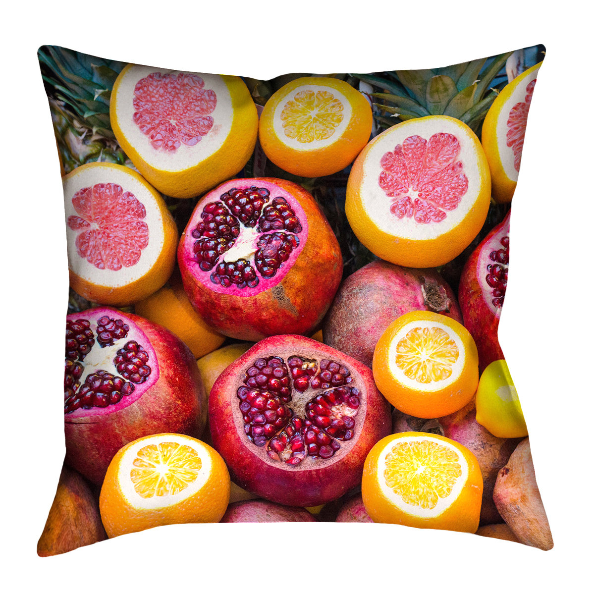 ArtVerse Fruits Euro Pillow with Zipper | Wayfair