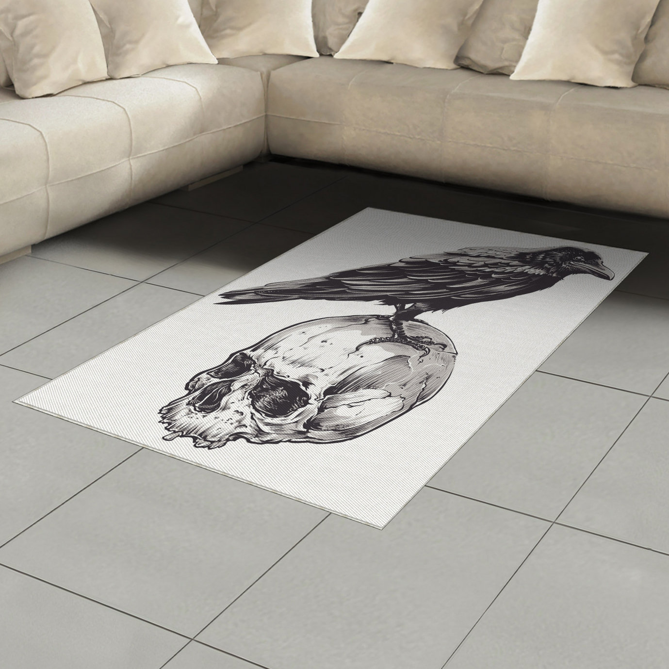 East Urban Home Scary High Density Long Fiber Poly Threads Decorative ...