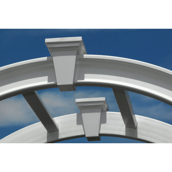 Vita 49'' W x 24'' D Plastic Arbor in White & Reviews | Wayfair