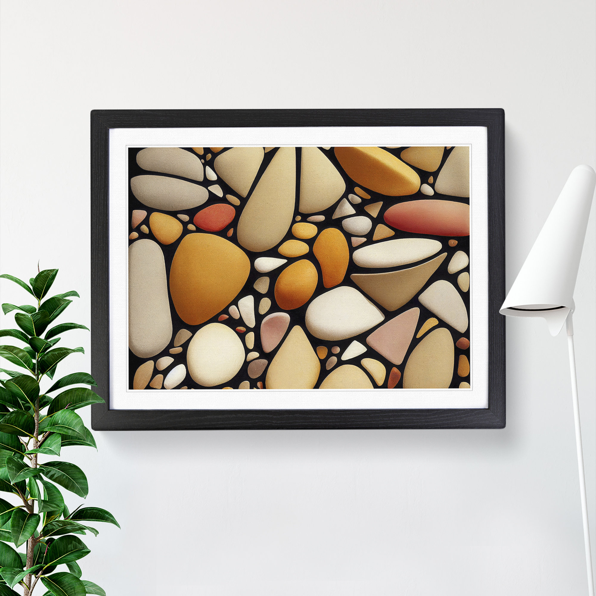 17 Stories Ravishing River Pebbles - Picture Frame Photograph | Wayfair ...