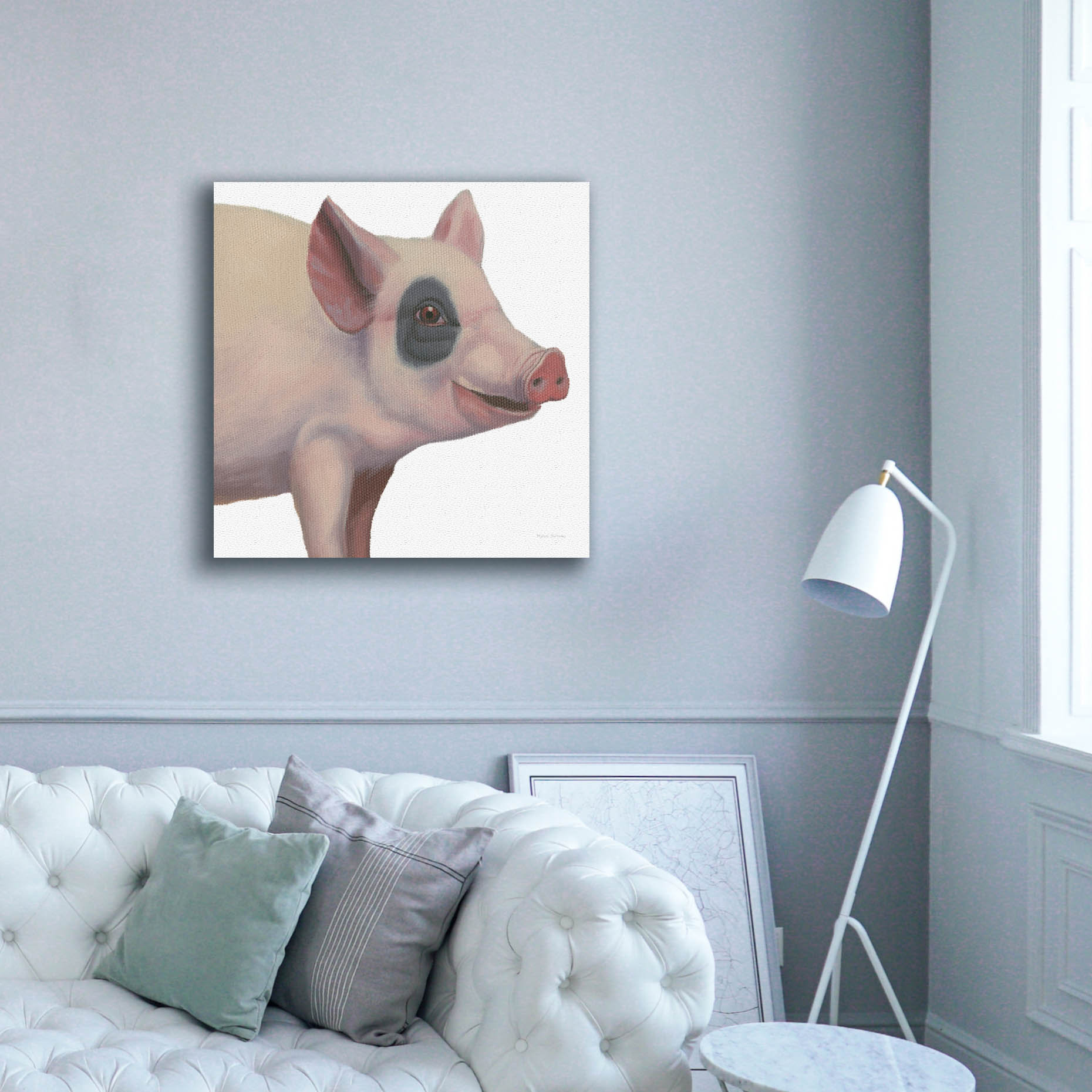 Epic Graffiti 'Bacon, Bits And Ham 2' by Myles Sullivan Canvas Wall Art ...