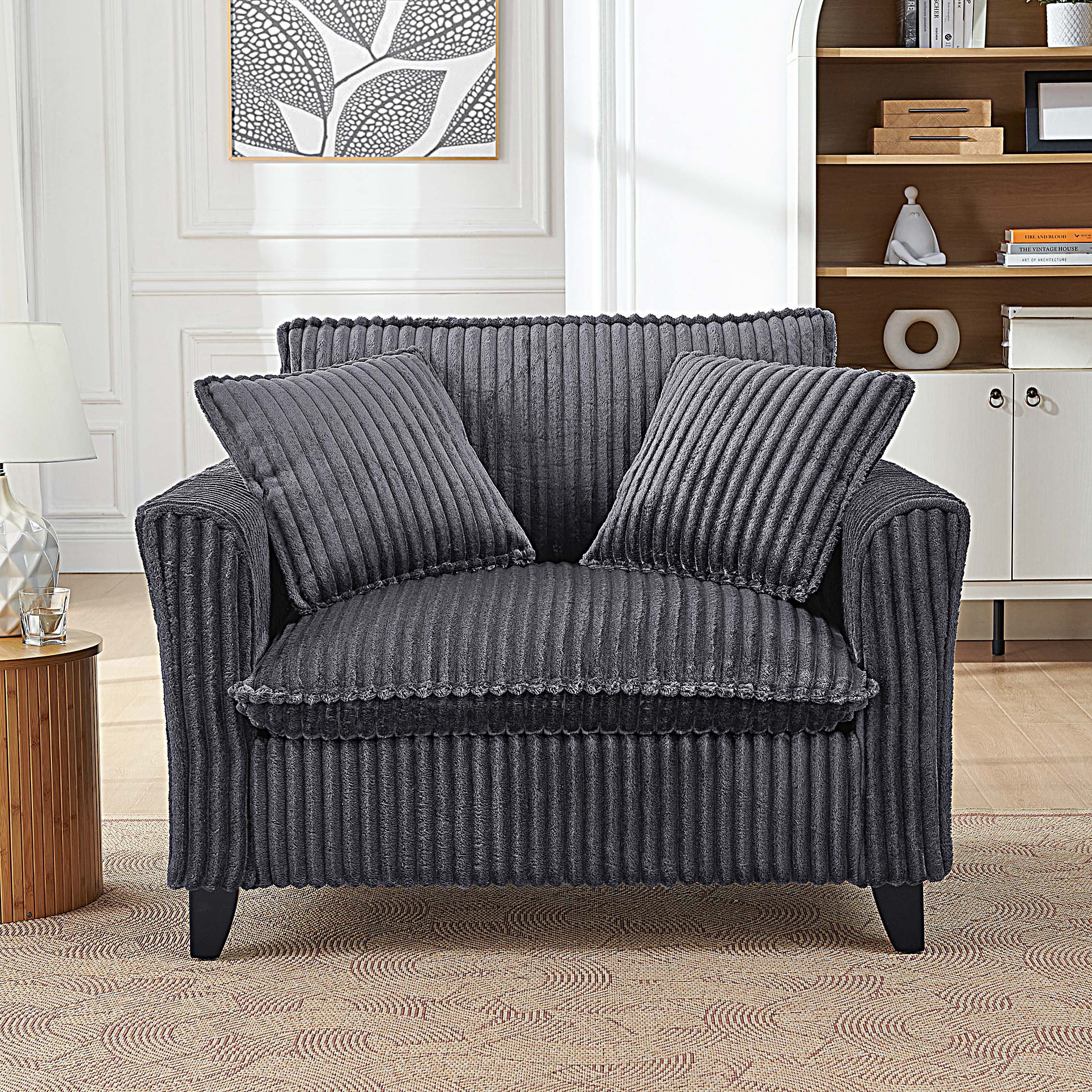 Latitude Run® Lazy sofa chair comfortable single-person sofa chair with ...