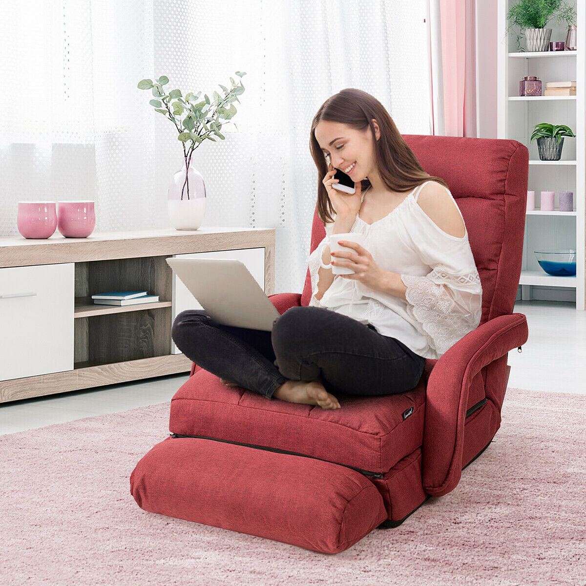 Trule Lazy Floor Chair Sofa | Wayfair