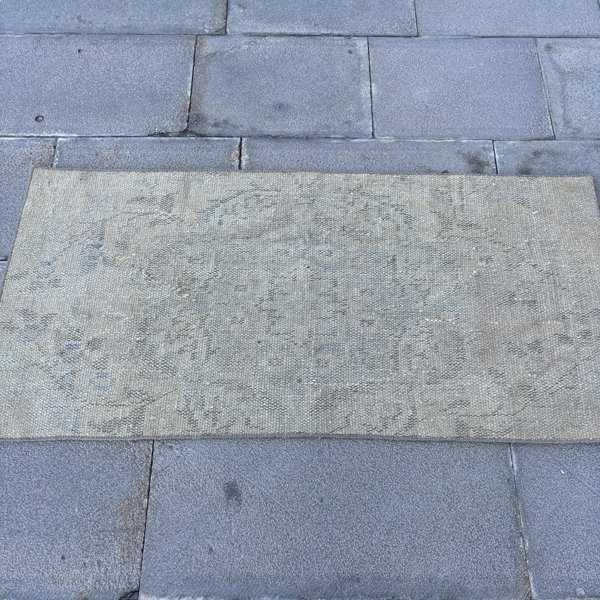 Trent Austin Design® Vintage Turkish Anatolian Wool Rug in Green with ...