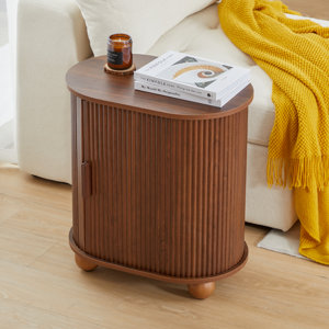 Lark Manor™ End Table Set With Sliding Doors & Reviews | Wayfair