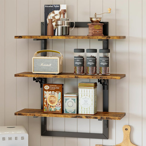 Kitchen Wall & Display Shelves You'll Love | Wayfair.co.uk