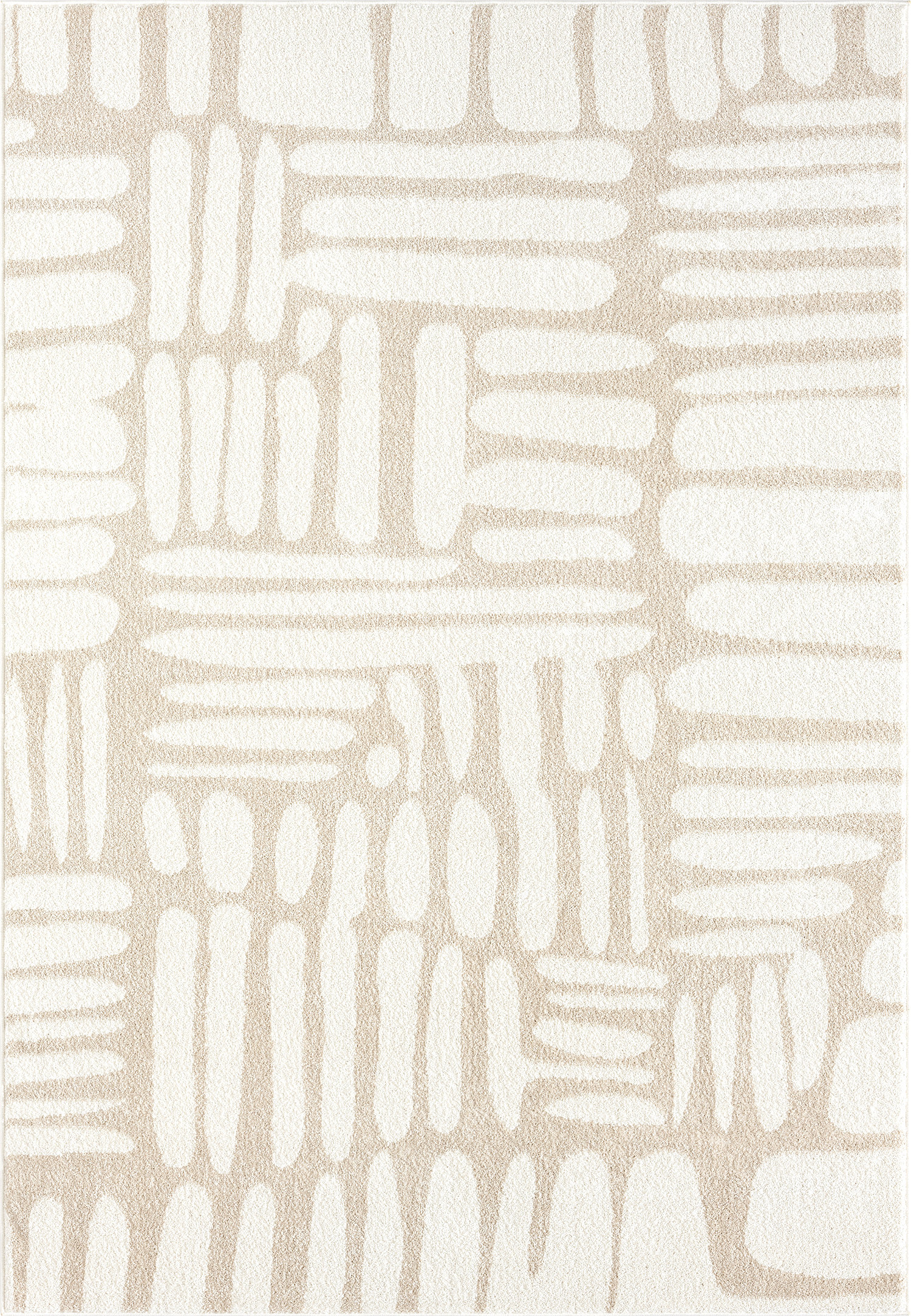 Brayden Studio® Chanelle Abani Rugs Nuevo NUE200A Modern Beige Area Rug ...