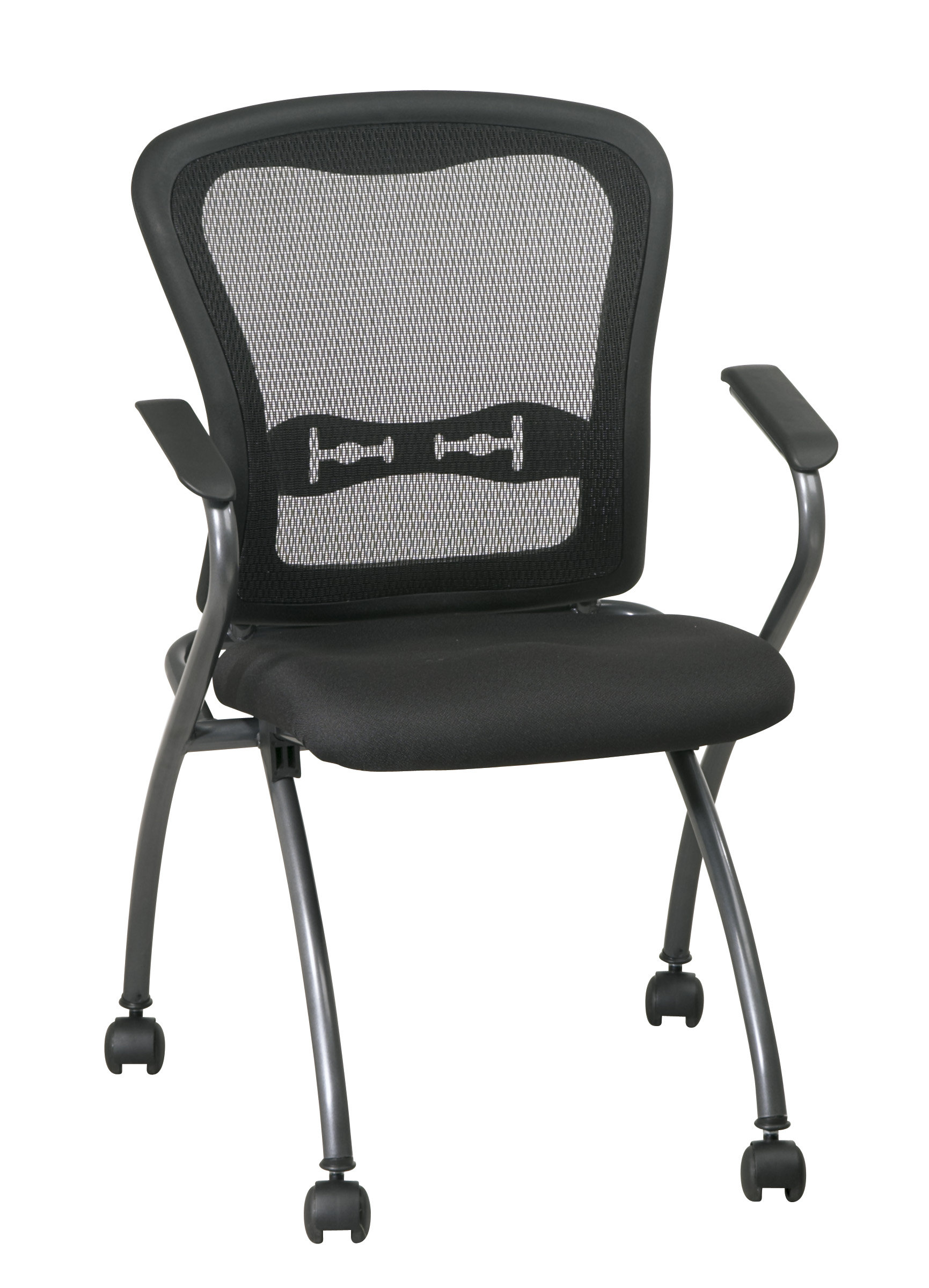 Inbox Zero Geriyah Deluxe Fabric Padded Folding Chair & Reviews | Wayfair