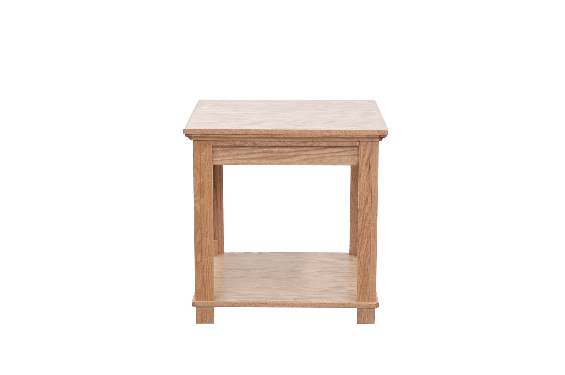 Hokku Designs 24 inch End Table, No Assembly Required, Natural Finish ...