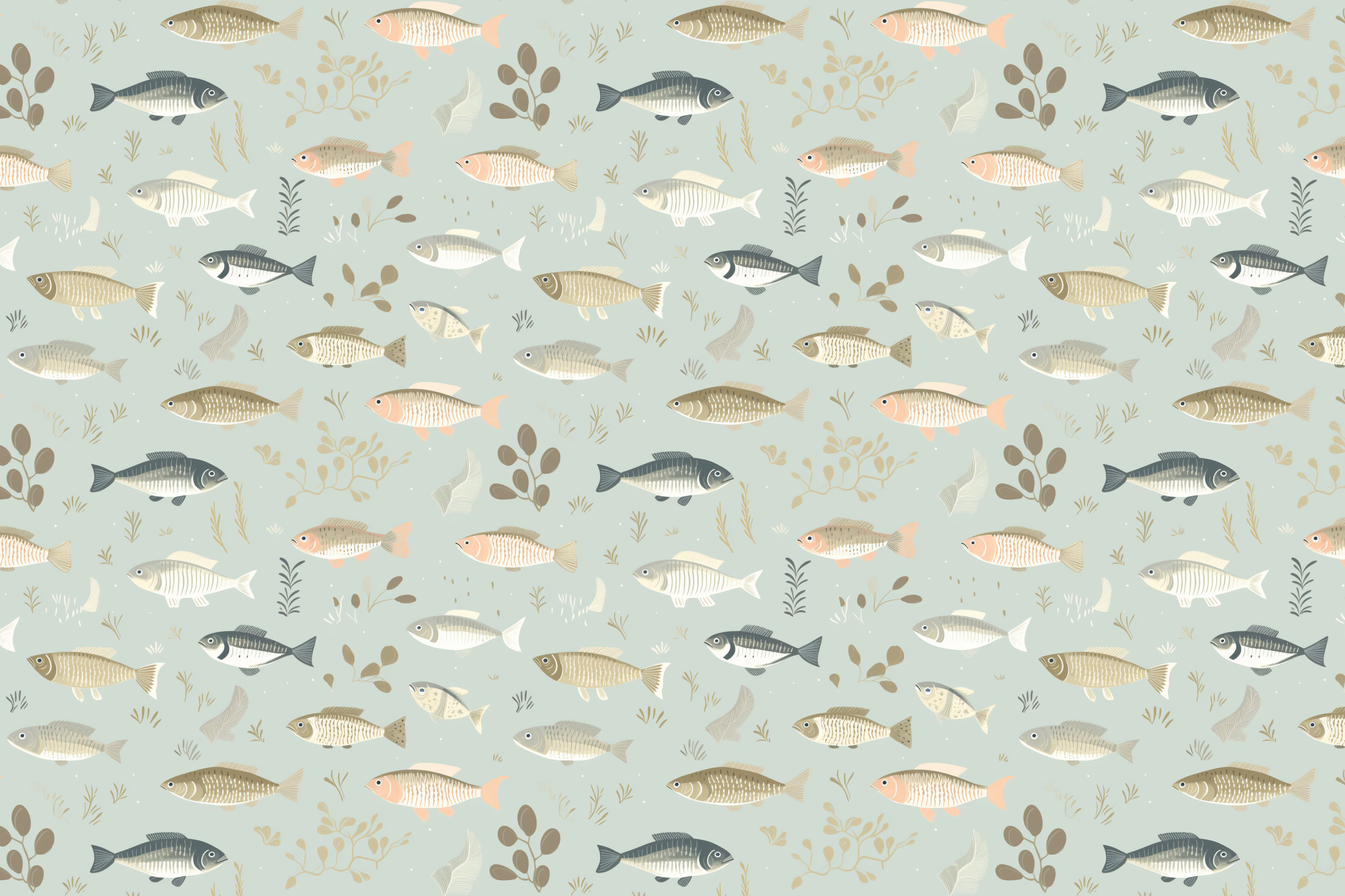 VisionDecor Fish Bedding Animals Duvet Cover Blue - Wayfair Canada