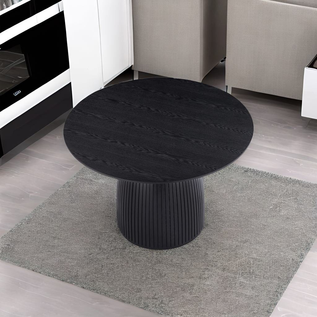 Ivy Bronx Mdf Dining Table Black | Wayfair