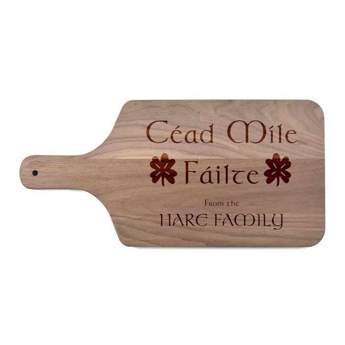 Designs Direct Creative Group Cead Mile Failte Cutting Board | Wayfair